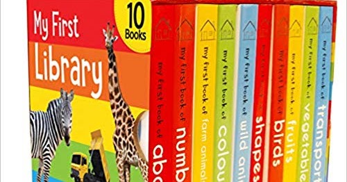 Happyshoppy: My First Library: Boxset of 10 Board Books for Kids Board ...