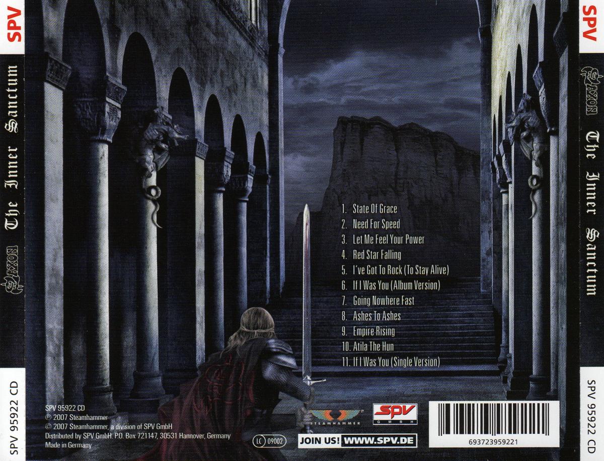 Classic Rock Covers Database: Saxon - The Inner Sanctum (2007)