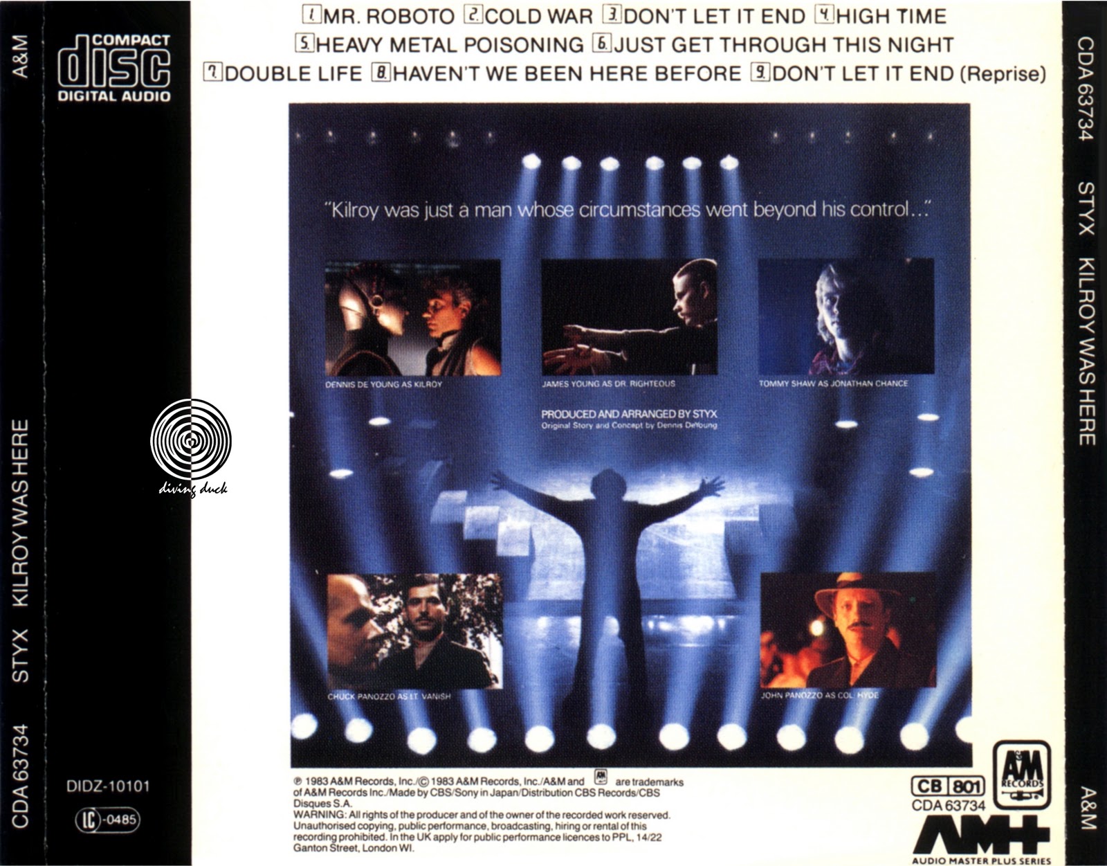 Classic Rock Covers Database: Styx - Kilroy Was Here (1983)