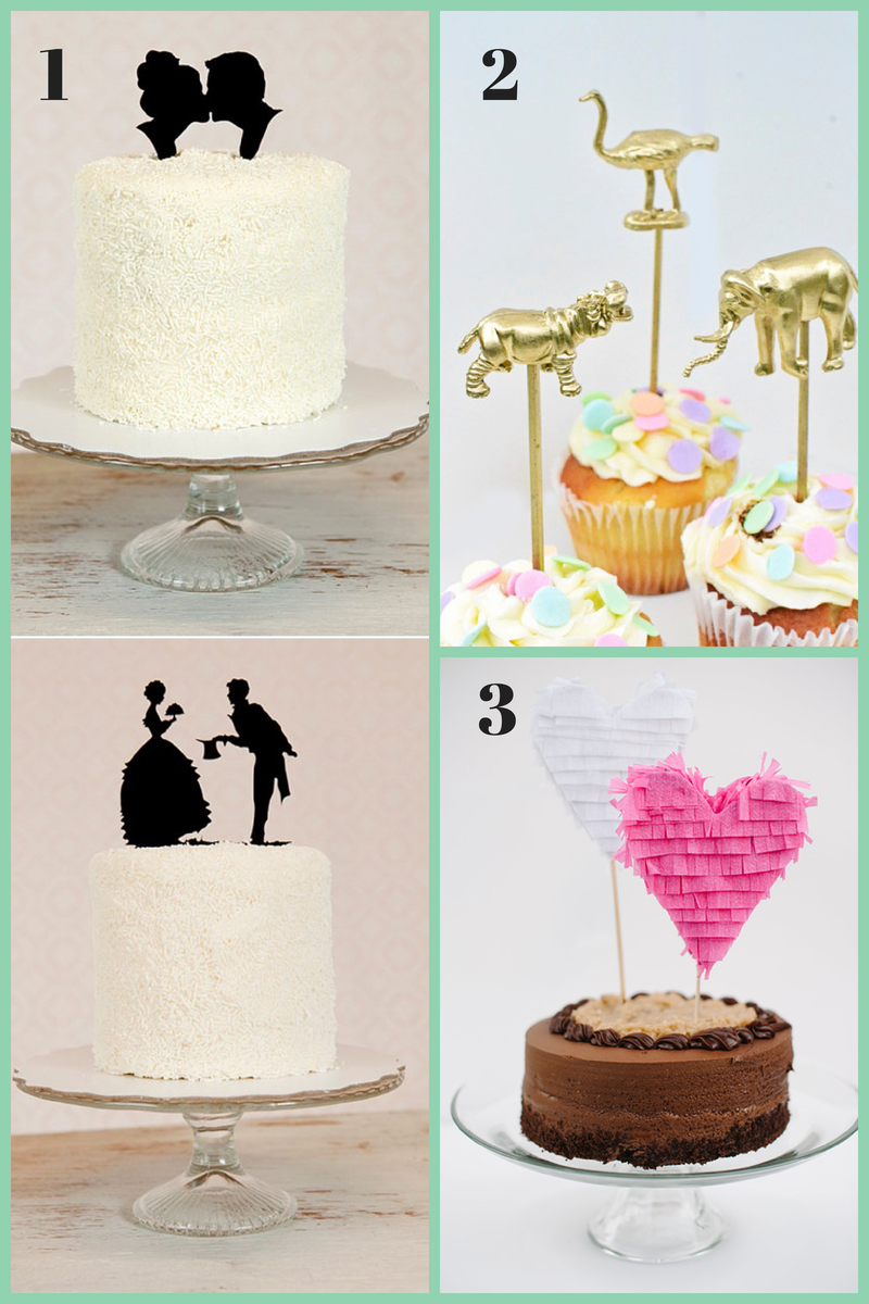 Red Velvet Party's: DIY - cake Toppers