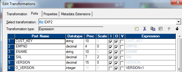 Basic Informatica Tutorial: SCD Type 2 Version