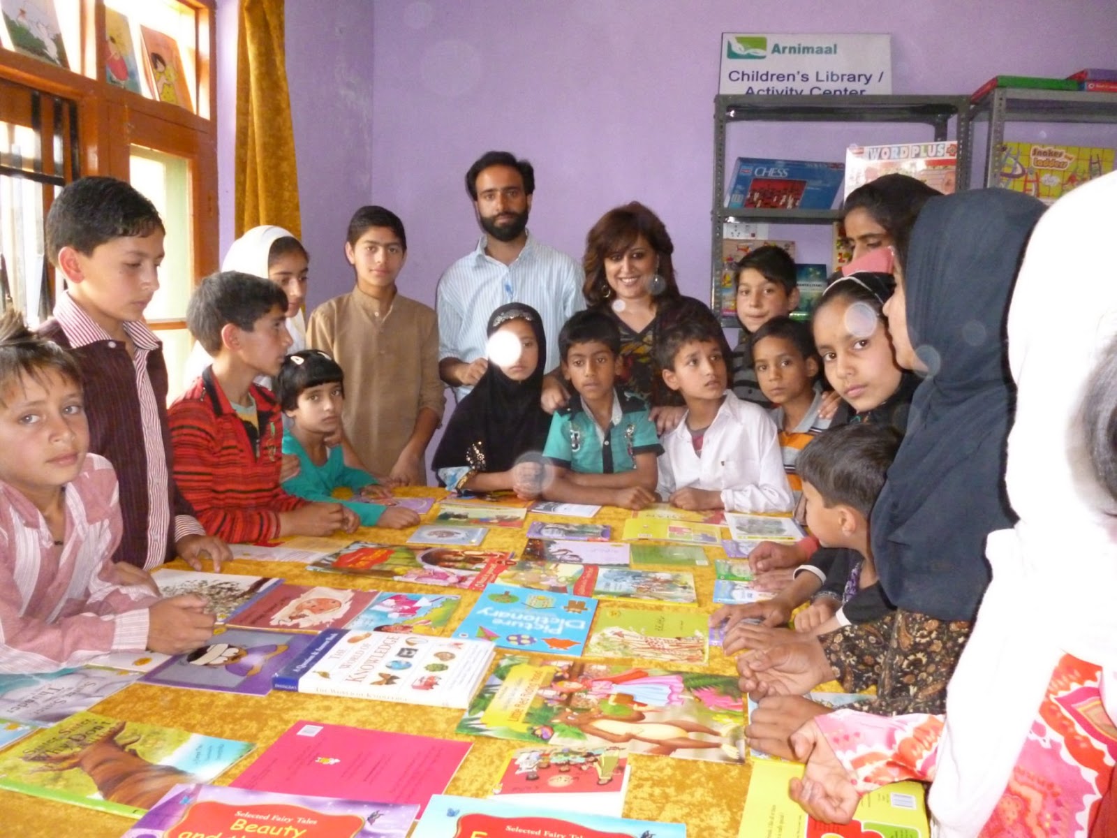 ARNIMAAL: First children's library Chadoora, District Budgamin Kashmir