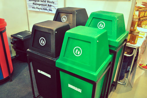 WASTE SEGREGATION TRASH BINS FOR OUTDOOR AND INDOOR