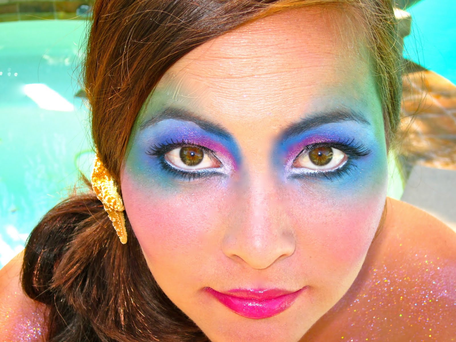Delightfully Scrumptious!: Mystic Mermaid Makeup Transformation
