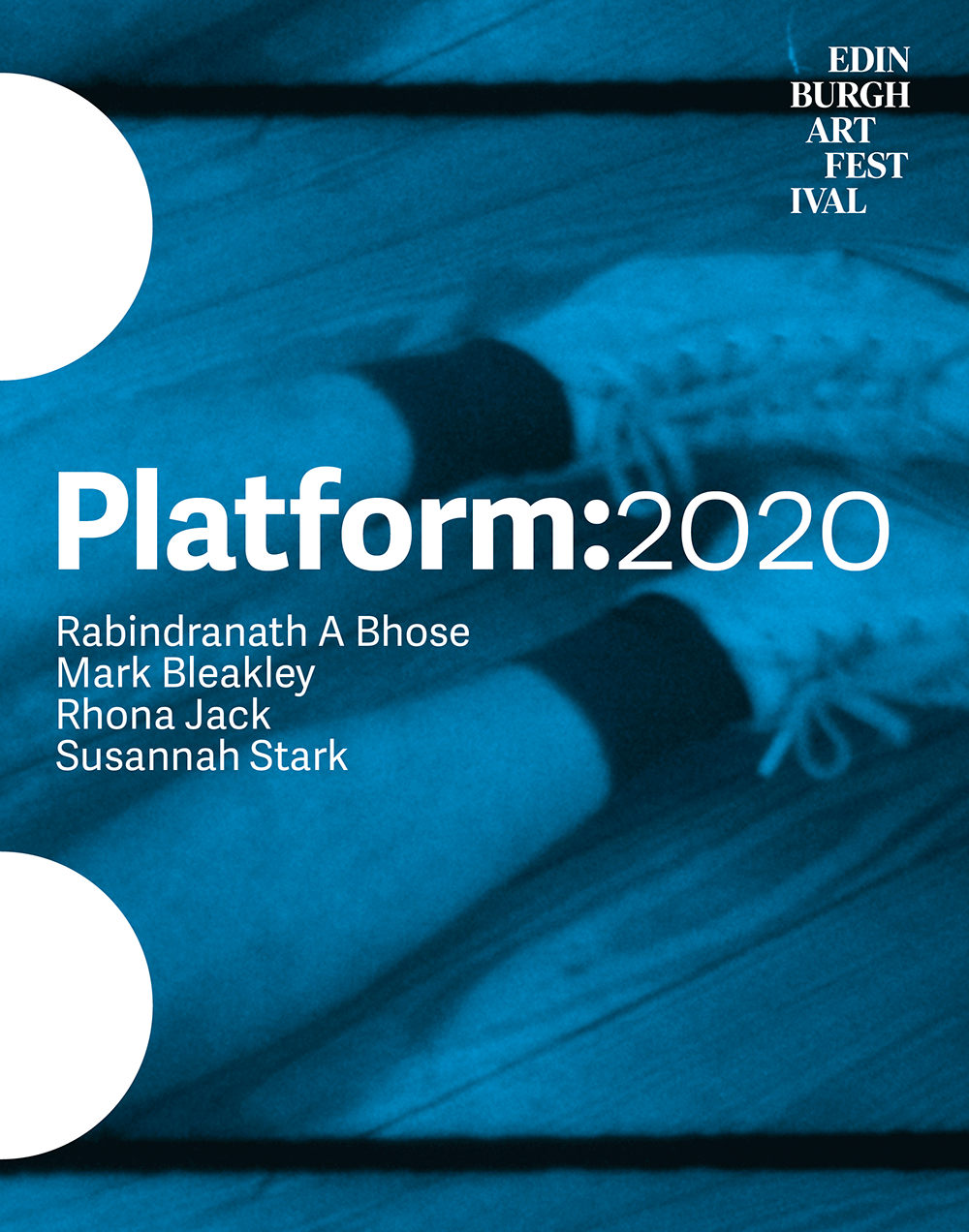 James Brook / Design: Cover of Platform: 2020 Booklet