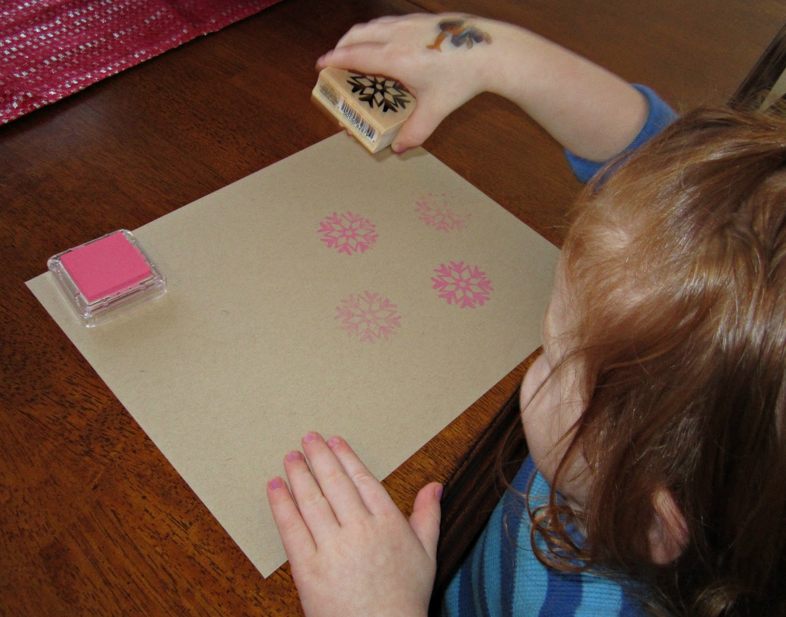 Punkin' Heads and Dooda Loo's: Toddler Stamped Gift Tags