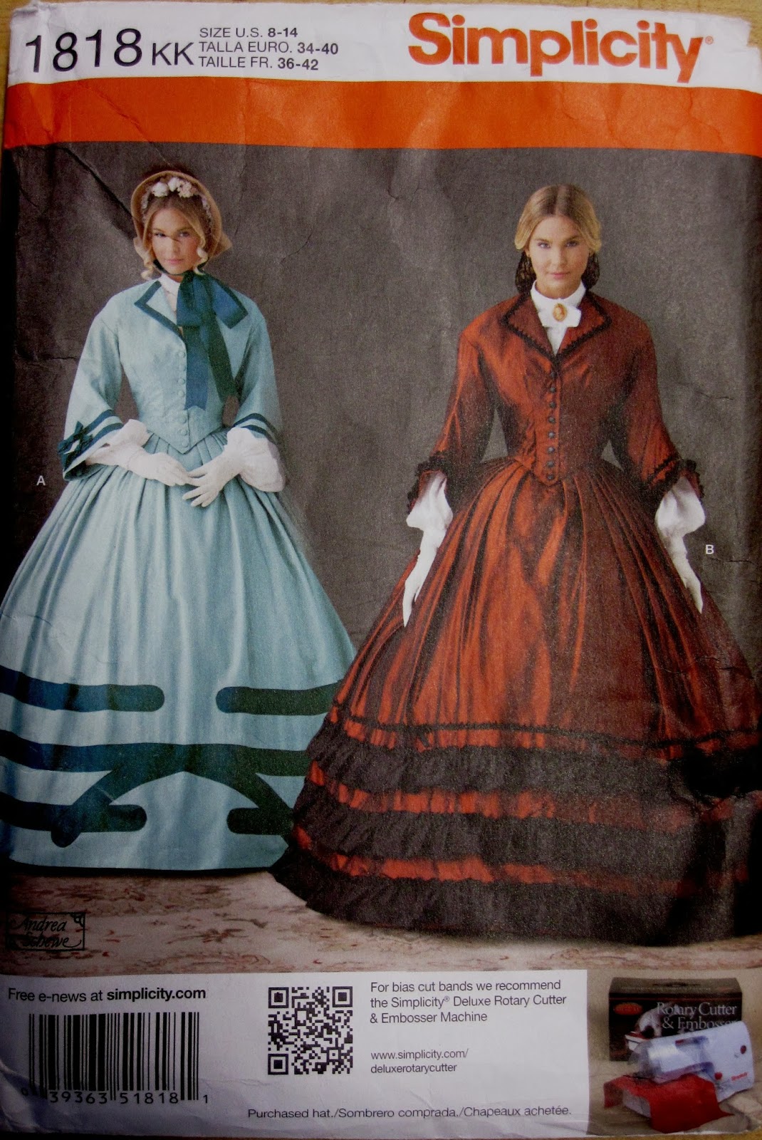 Retro Sewing Romance Writer: Simplicity 1818--How to Put A Lot of ...