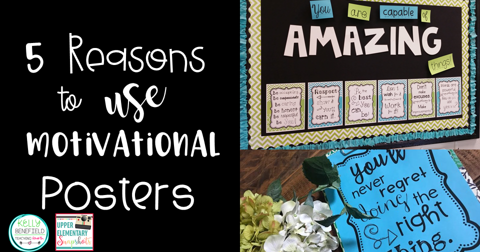 5 Reasons to Use Motivational Posters in Your Classroom | Upper ...