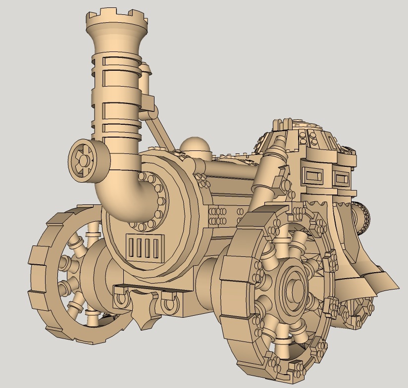 Welcome to the National Cheese Emporium!: 10mm Fantasy Steam Tanks