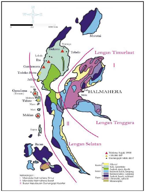 Suara Geologi: Fisiografi Pulau Halmahera, Maluku Utara