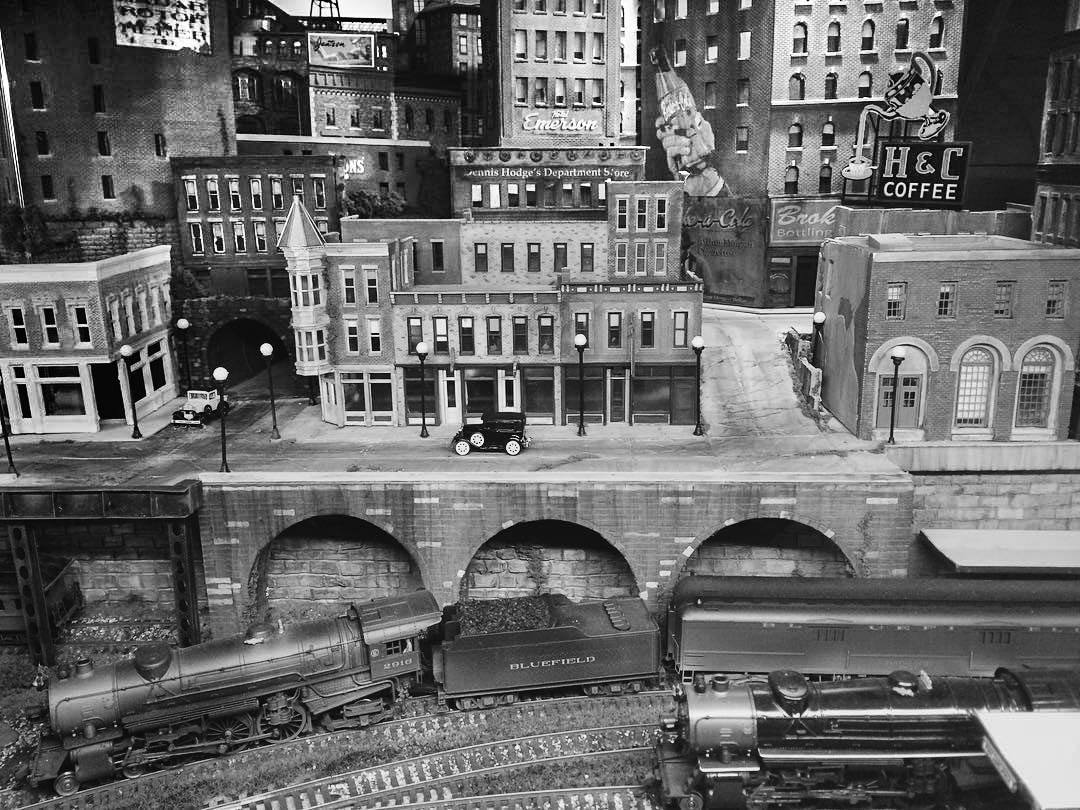 Bluefield and Allegheny Central Railroad: Eagles eye view of Terminus ...