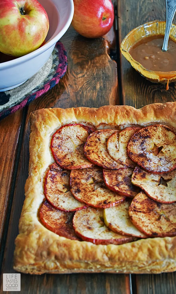 Easy Apple Puff Pastry Recipe | Life Tastes Good