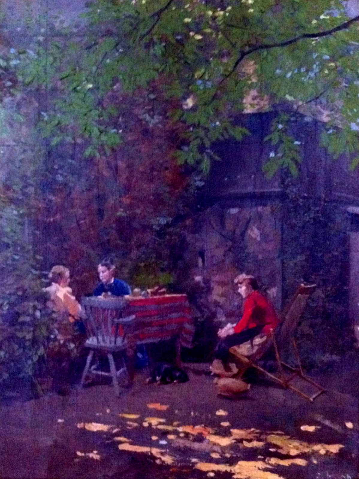 Max Friedrich Koch (1859-1930) Werkverzeichnis: Beim Kuchenessen im Garten