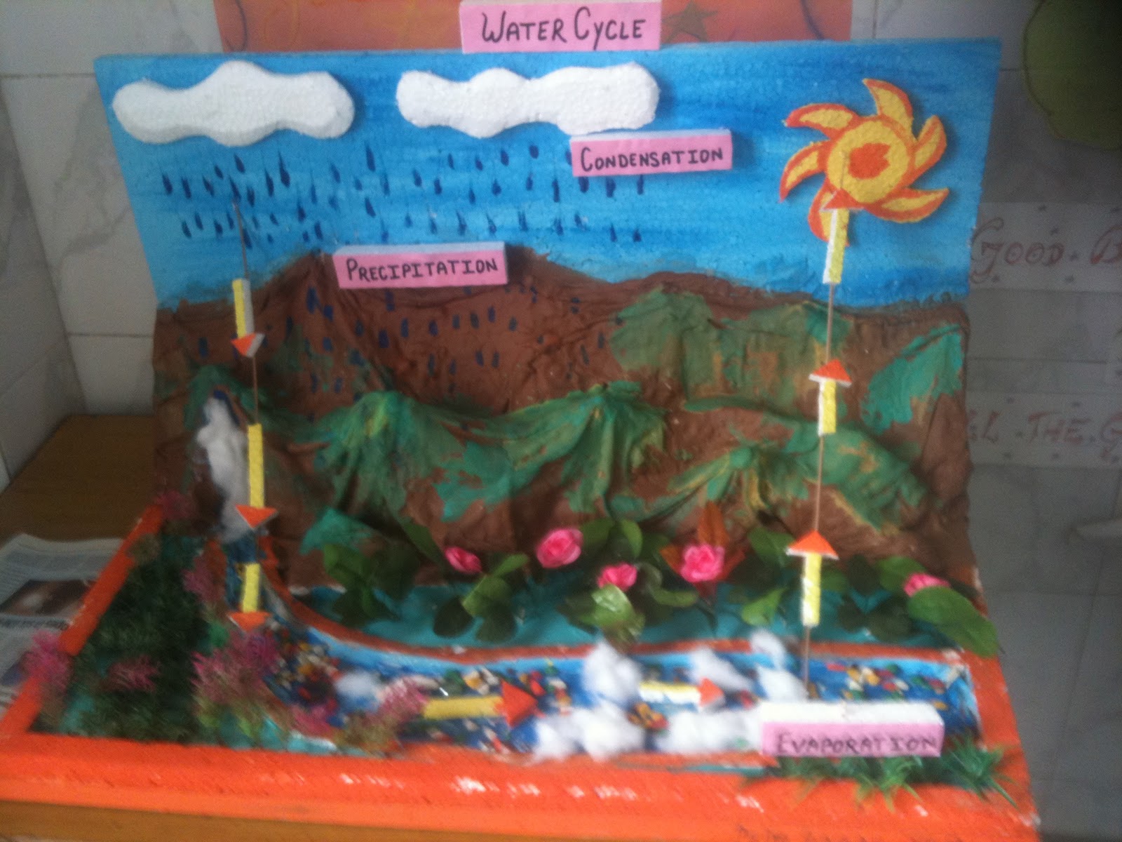Water Cycle Model For Science Exhibition