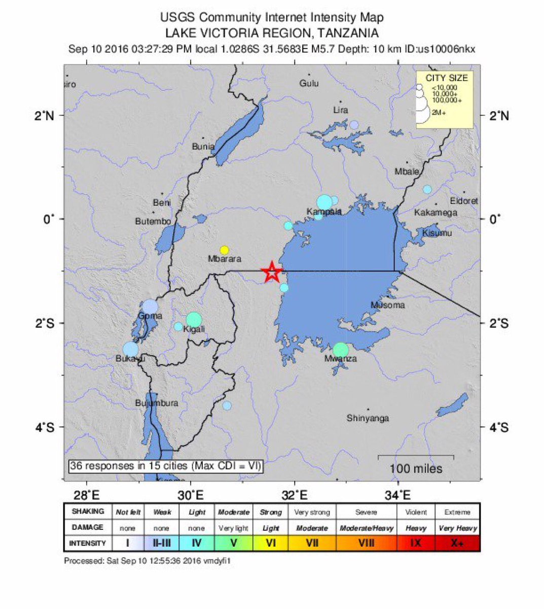 KABENDE.COM : TETEMEKO KUBWA LA ARDHI LAIKUMBA MIKOA YA MWANZA, KAGERA ...