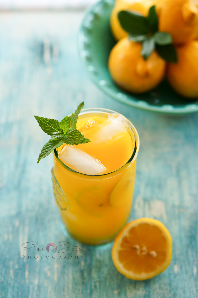 Turmeric n spice: Mango ginger lemonade