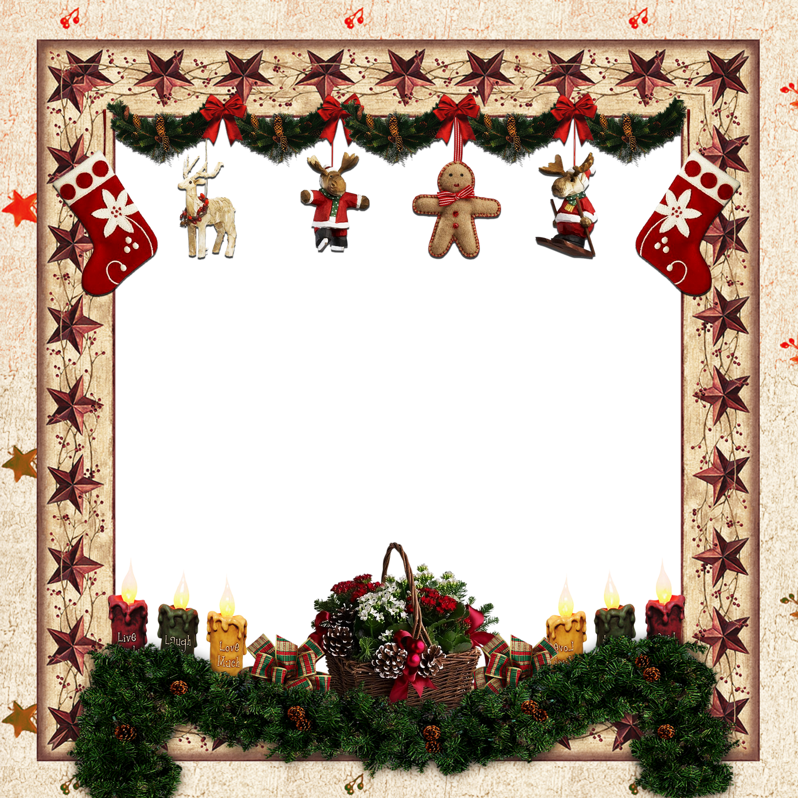 MARCOS PARA PHOTOSHOP Y ALGO MAS: NAVIDAD 3