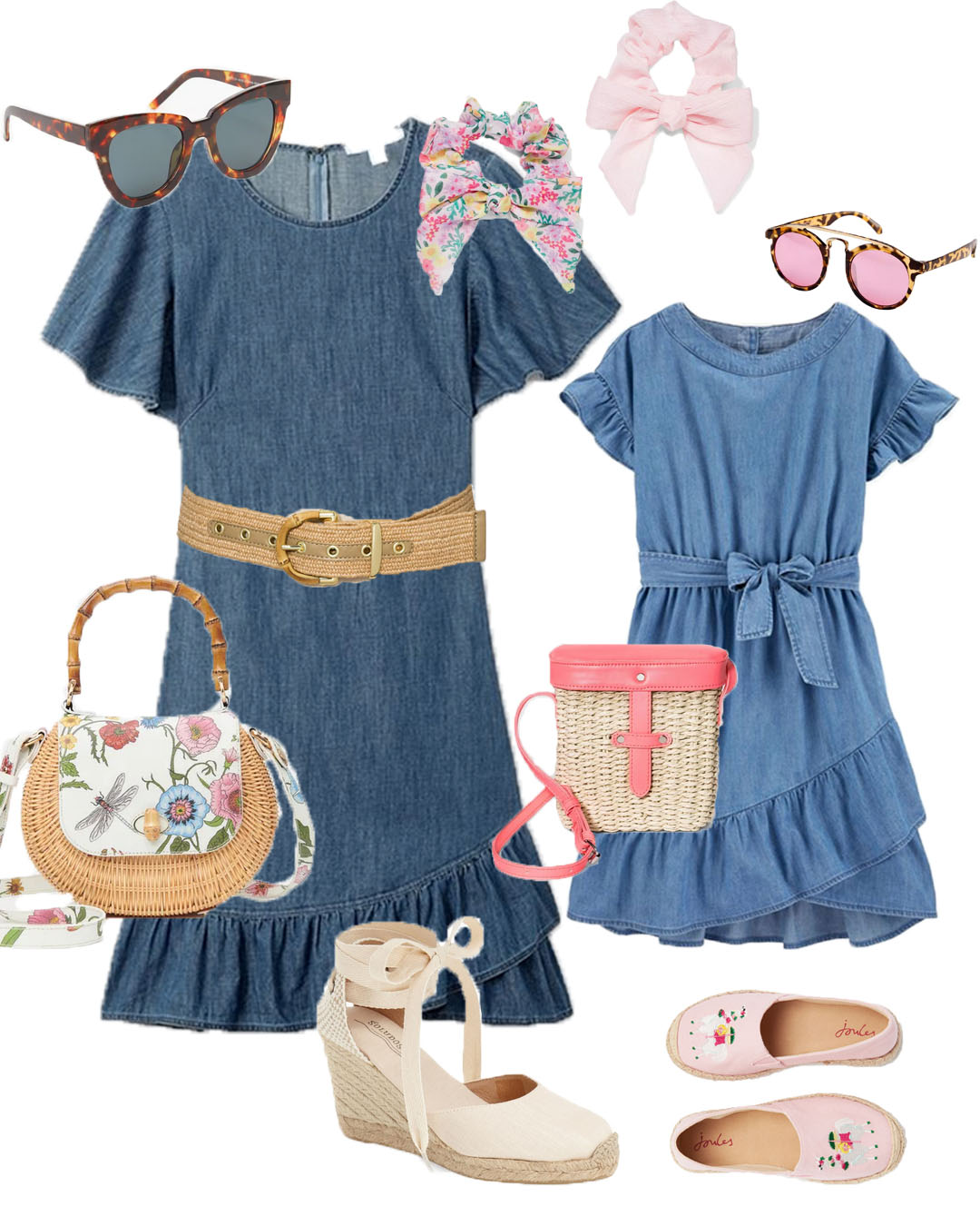 Mama Mini Outfits: Chambray Dresses - A Grayceful Life