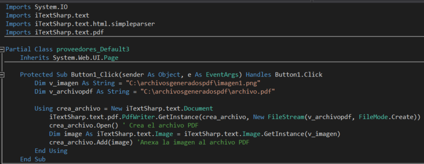 Crear un archivo .PDF con imagenes utilizando iTextSharp