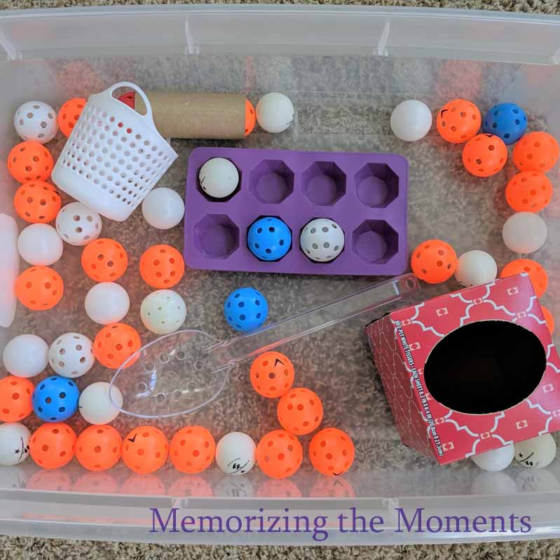 Memorizing the Moments: Simple Baby Bin - Balls