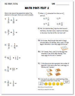 Welcome!: Math Test 2