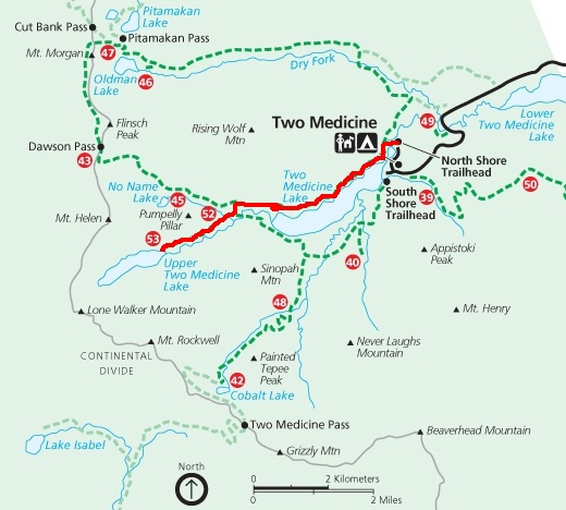 Tall Pines Hiker: Upper Two Medicine Lake