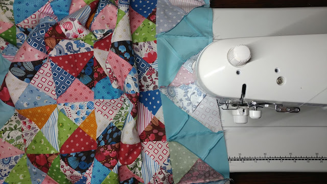 Slice of Pi Quilts: Exploding Heart Quilt Along - Week 5
