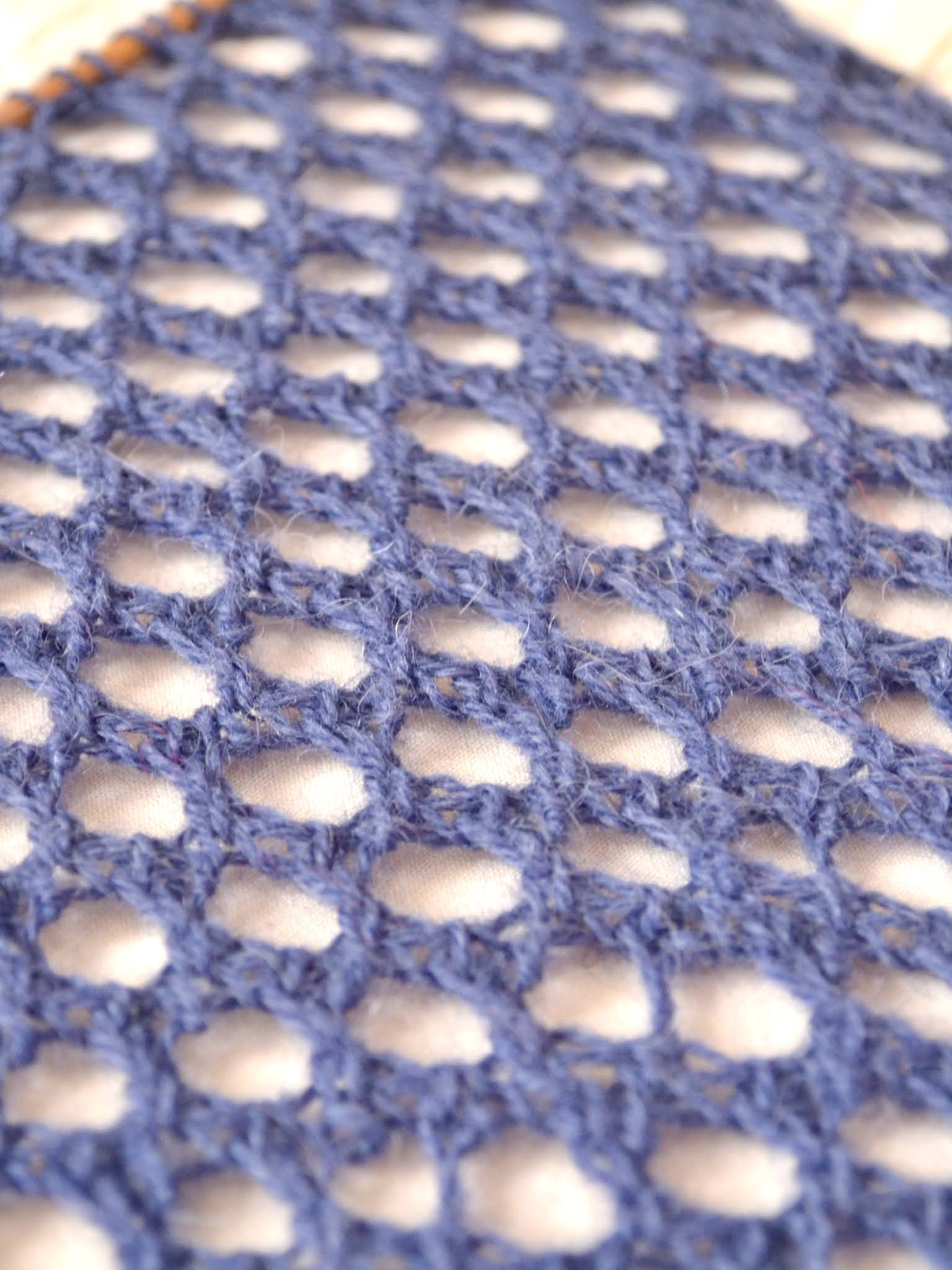 Knitting Novice: The Weekly Swatch: Openwork Lace Knit Stitch