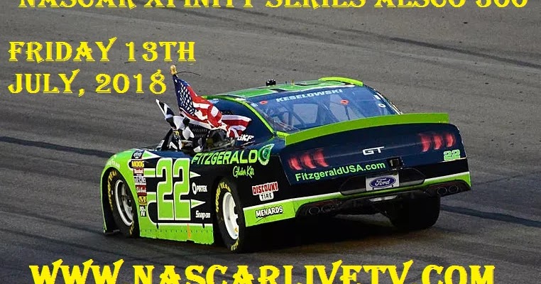 Nascar Alsco 300 Online From (Friday 13th July, 2018)