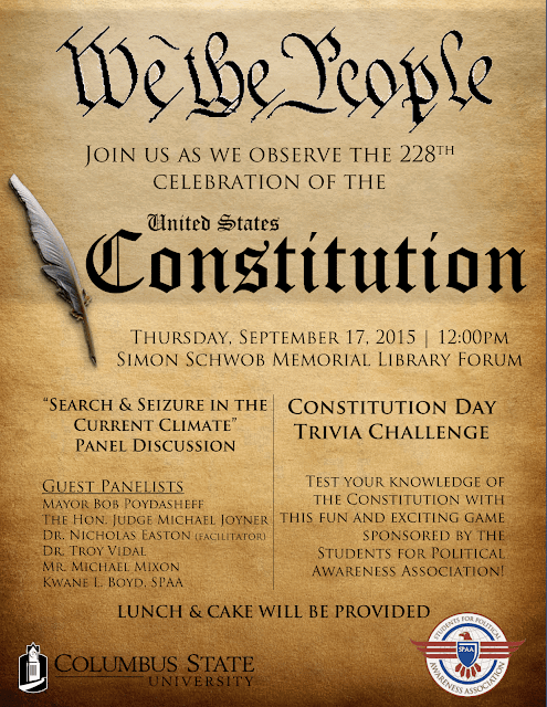 CSU Libraries: Join Us for Constitution Day on Thursday, Sep. 17