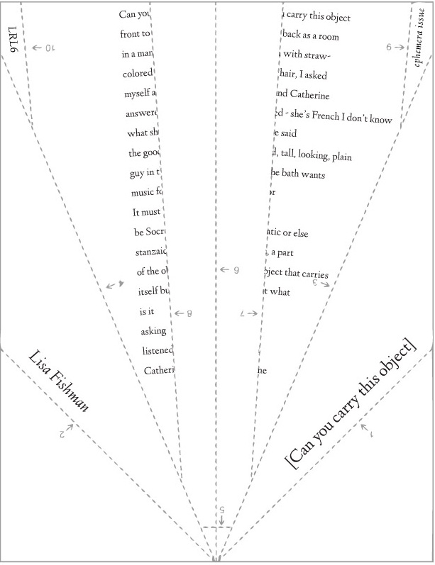 Little Red Leaves: Ephemera for poems by Lisa Fishman and C.S Carrier