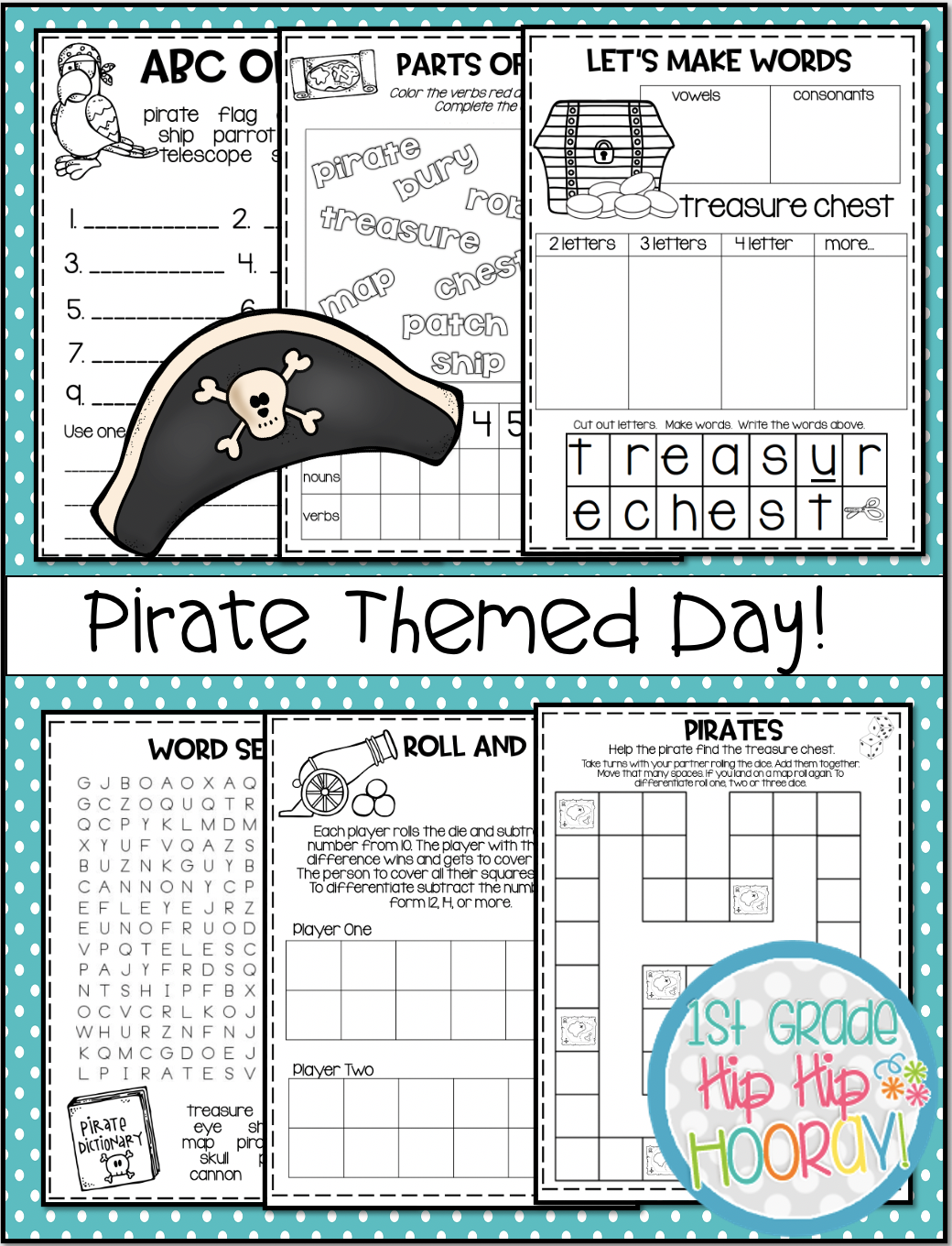 1st Grade Hip Hip Hooray!: Pirate Themed Day!