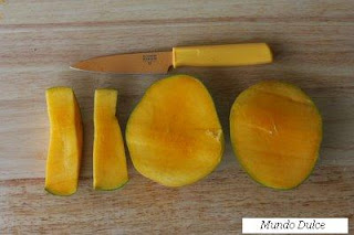 MUNDO DULCE: COMO PICAR CORRECTAMENTE UN MANGO*?