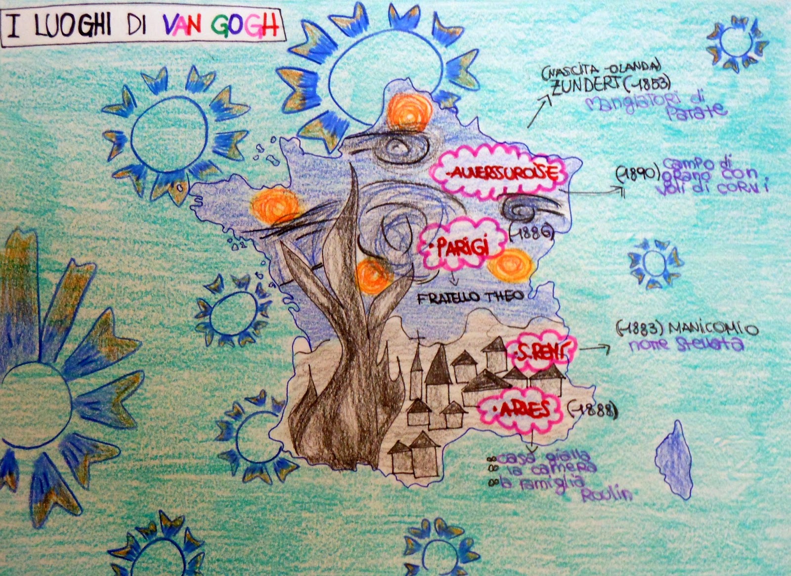 La geografia e l'arte: i luoghi di Van Gogh