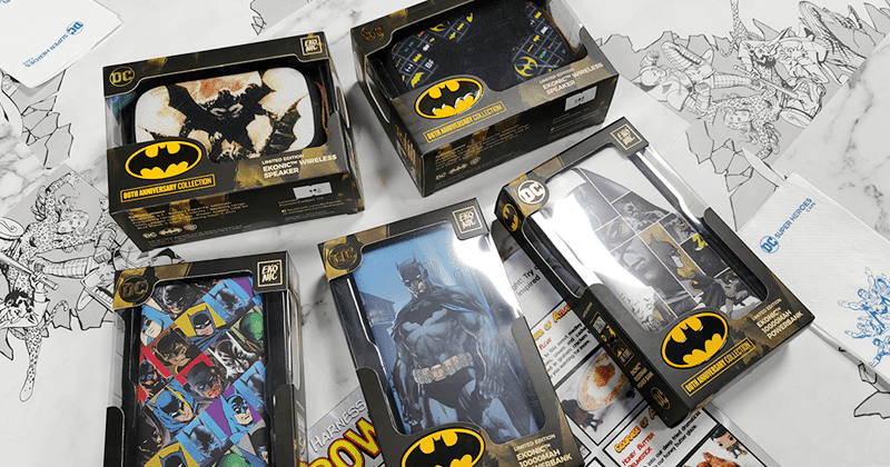 Ekonic releases Limited Edition Batman 80th power banks, speakers