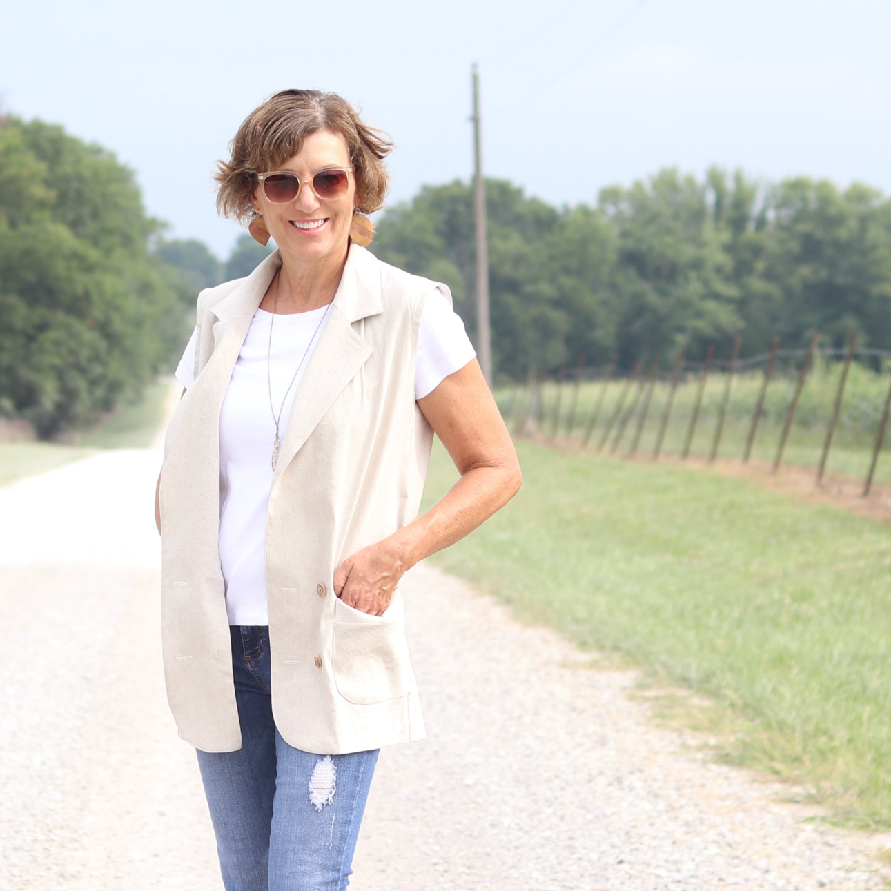 Girls in the Garden: Simplicity 1756- Mood Fabrics' Metallic Linen