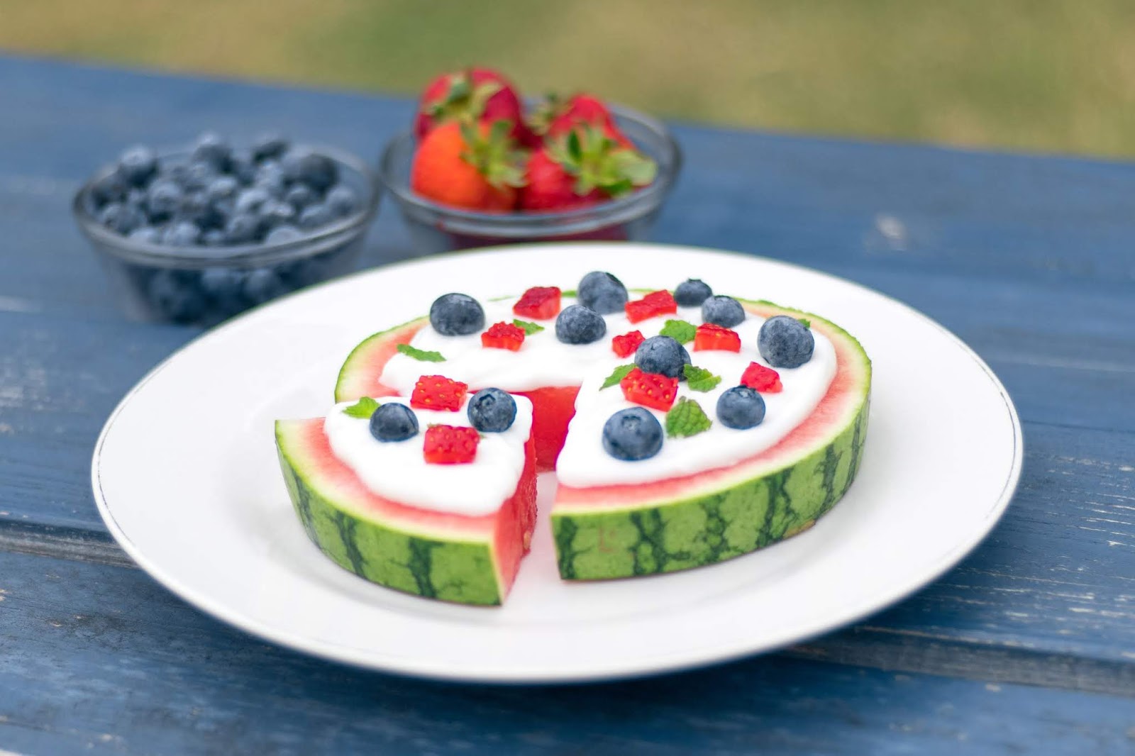 Lunchbox Dad: Watermelon Pizza Recipe: Our Healthy New Summer Snack!