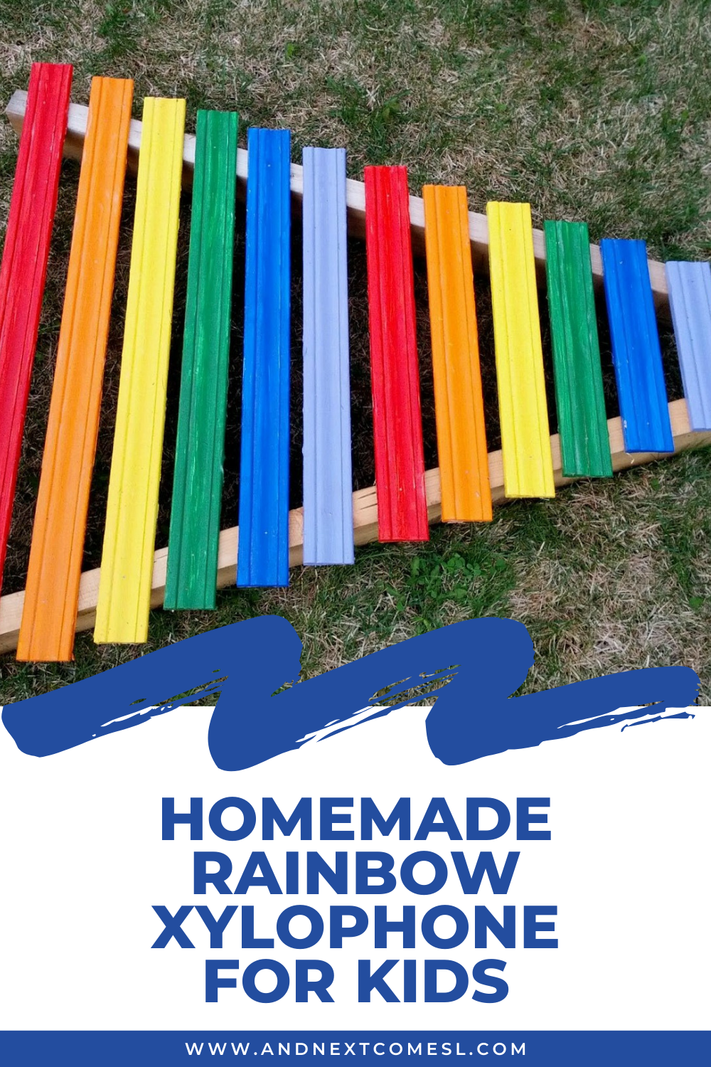 Homemade Rainbow Xylophone | And Next Comes L - Hyperlexia Resources