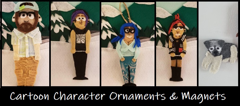 Cartoon Character Ornaments