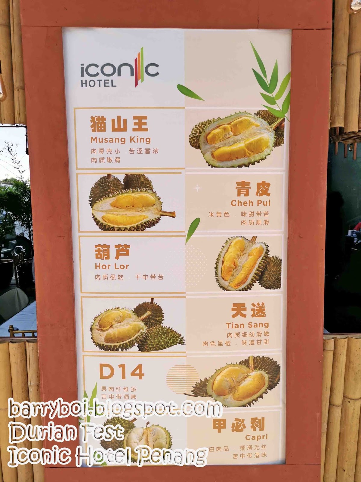 Durian Fest at Iconic Hotel Penang