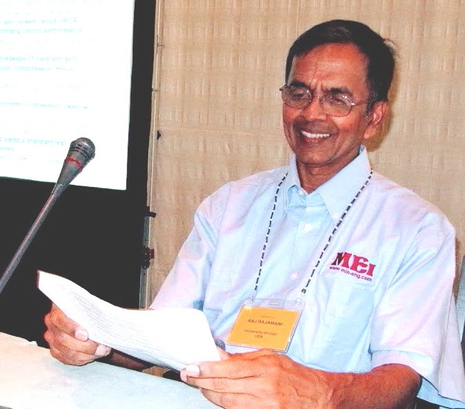 MEI's Barry Wills: Prof. Raj K. Rajamani, 1948-2021