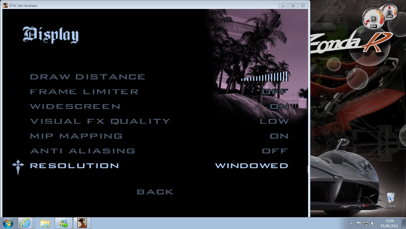 Modo Window para GTA SA (jogar em modo janela) - MixMods - Mods para ...