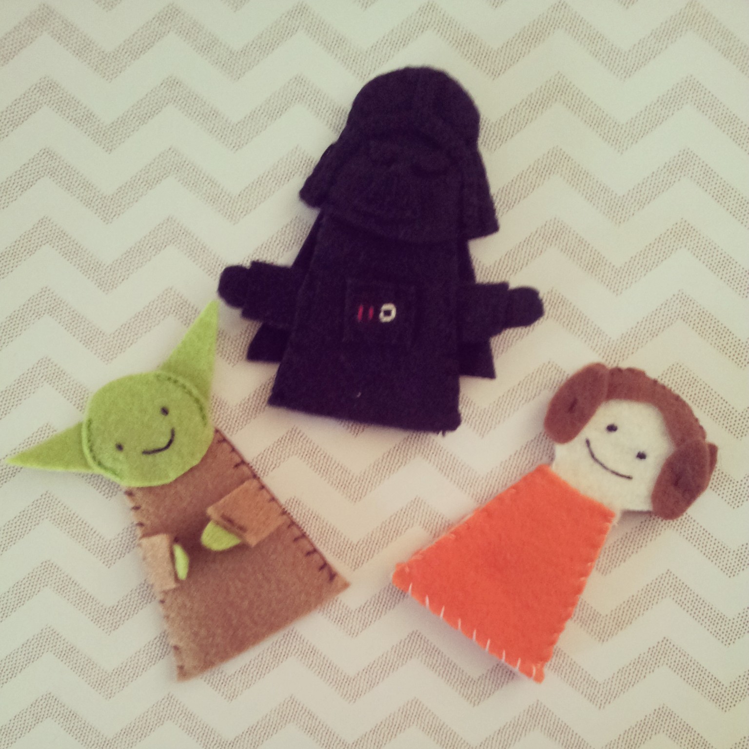 tea and craft: Star Wars Finger Puppets