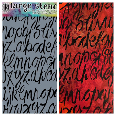 Dylan's Blog: New Dylusions Stencil Samples - January 2017