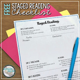 Staged Readings in ELA: A Play in a Week - The Secondary English Coffee ...