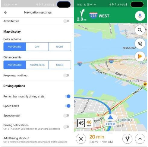 Google Maps gets real-time speedometer feature | ELECTRICAL THEOREMS