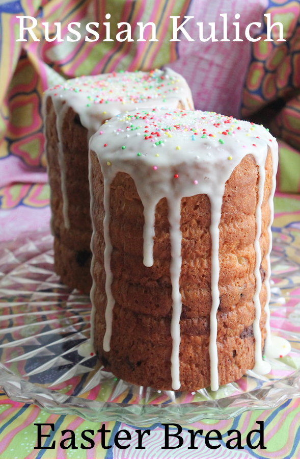 Food Lust People Love: Russian Kulich - Easter Bread #BreadBakers