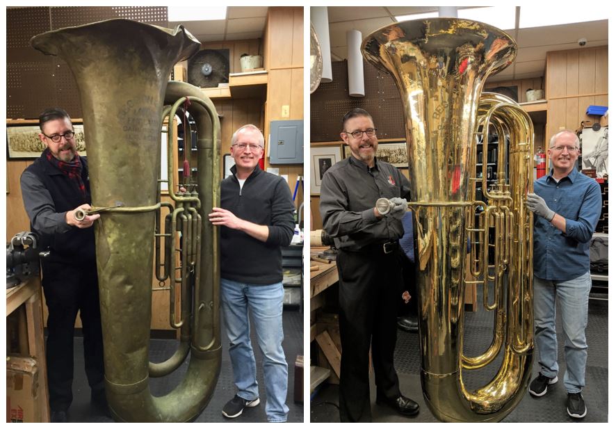 Strictly Oompah: The fully-restored Harvard tuba!