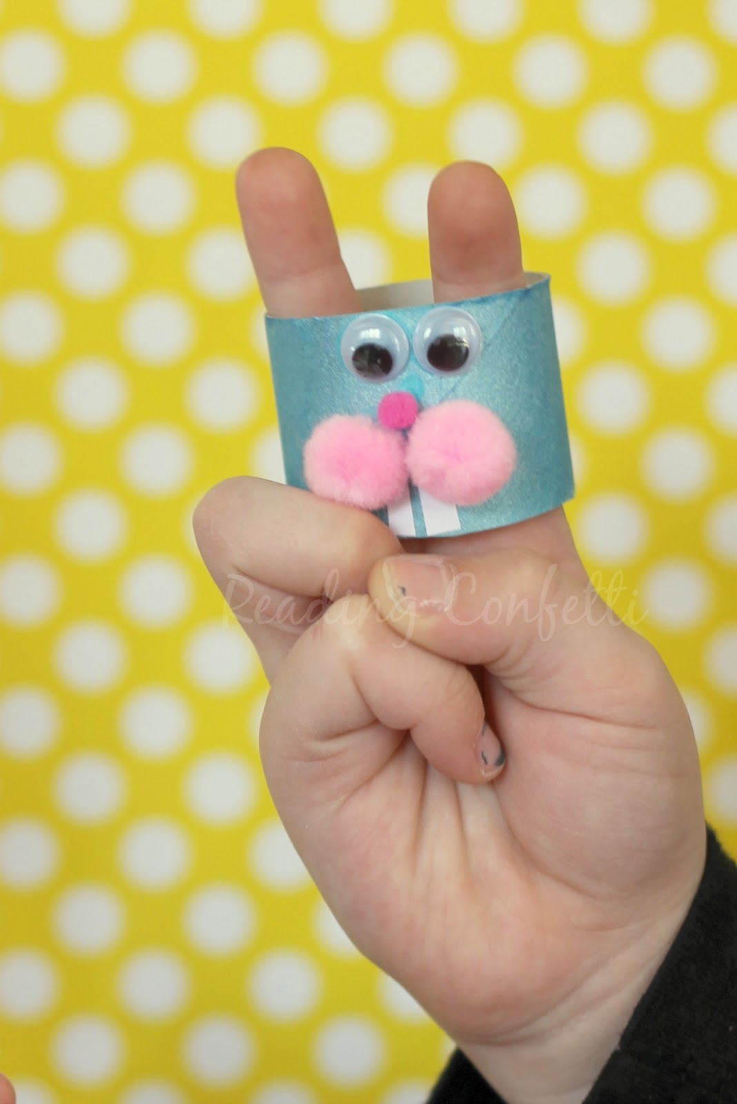 Bunny Finger Puppets Reading Confetti Bunny Finger Puppets Reading Confetti