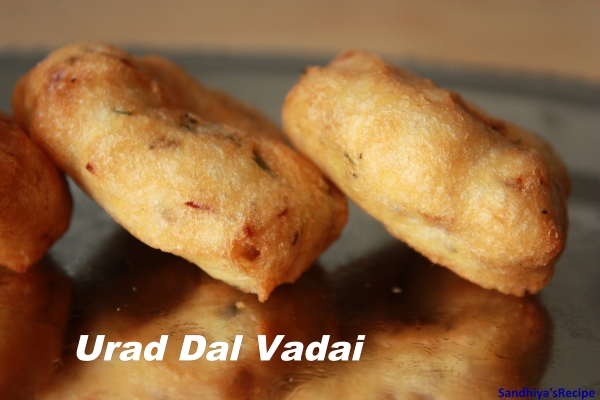 Sandhiya's Cookbook: Uzhuntha Vadai | Ulunthu Vadai | Medhu Vadai